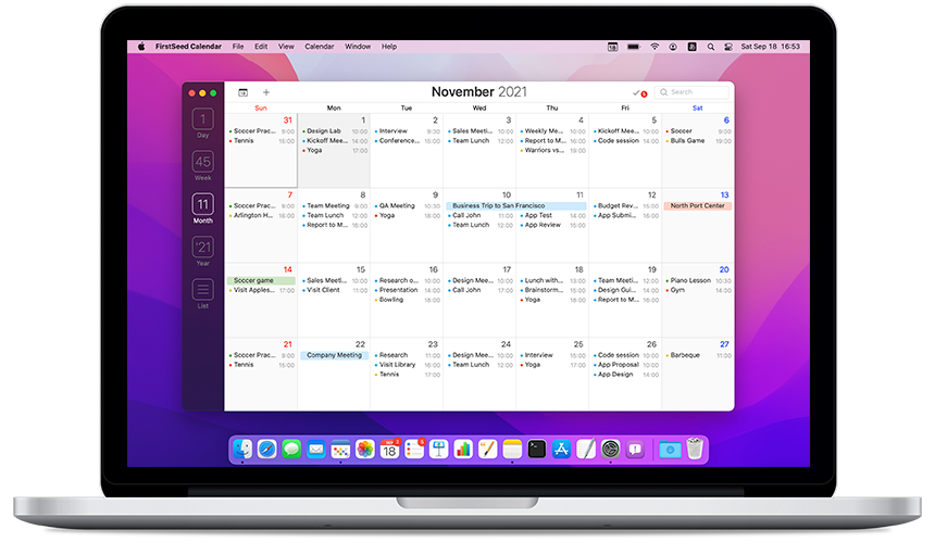 FirstSeed Calendar